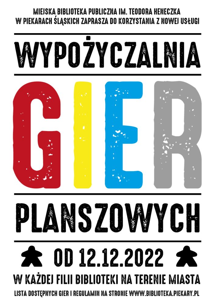 Wypożyczalnia gier planszowych w bibliotece | Urząd Miasta